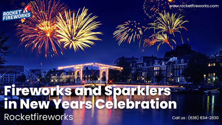 Fireworks and Sparklers in New Years Celebration – Rocket Fireworks ...